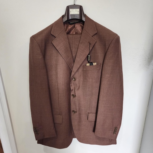 Pronto Mondo | Suits & Blazers | Nwt Pronto Mondo Italia Brown Suit ...